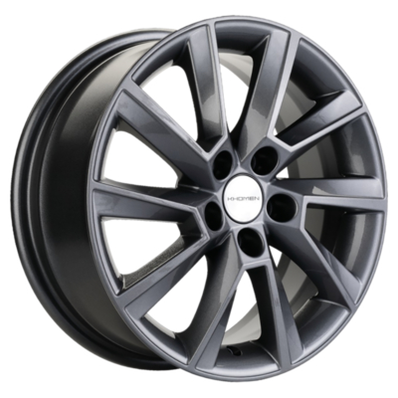 Диск колесный Khomen Wheels KHW1604 (Fabia-Polo) 6,0x16 5x100 Dia57.1 ET45 цвет Gray