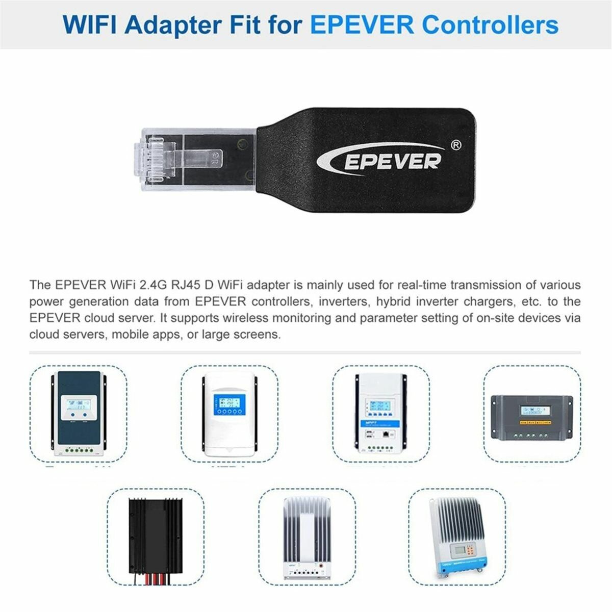 Адаптер EPEVER WiFi Bluetooth для MPPT-контроллера Tracer Solar Controller — фото 1