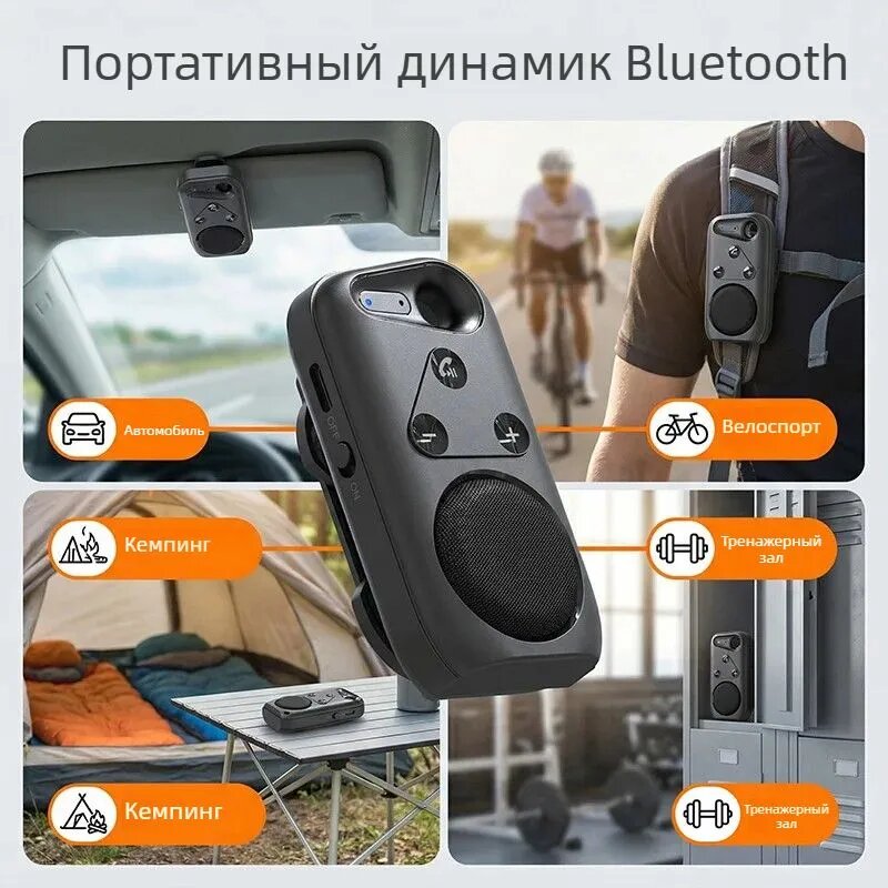 SP18 Новый носимый беспроводной Bluetooth-динамик, мини-колонка для бега и активного отдыха