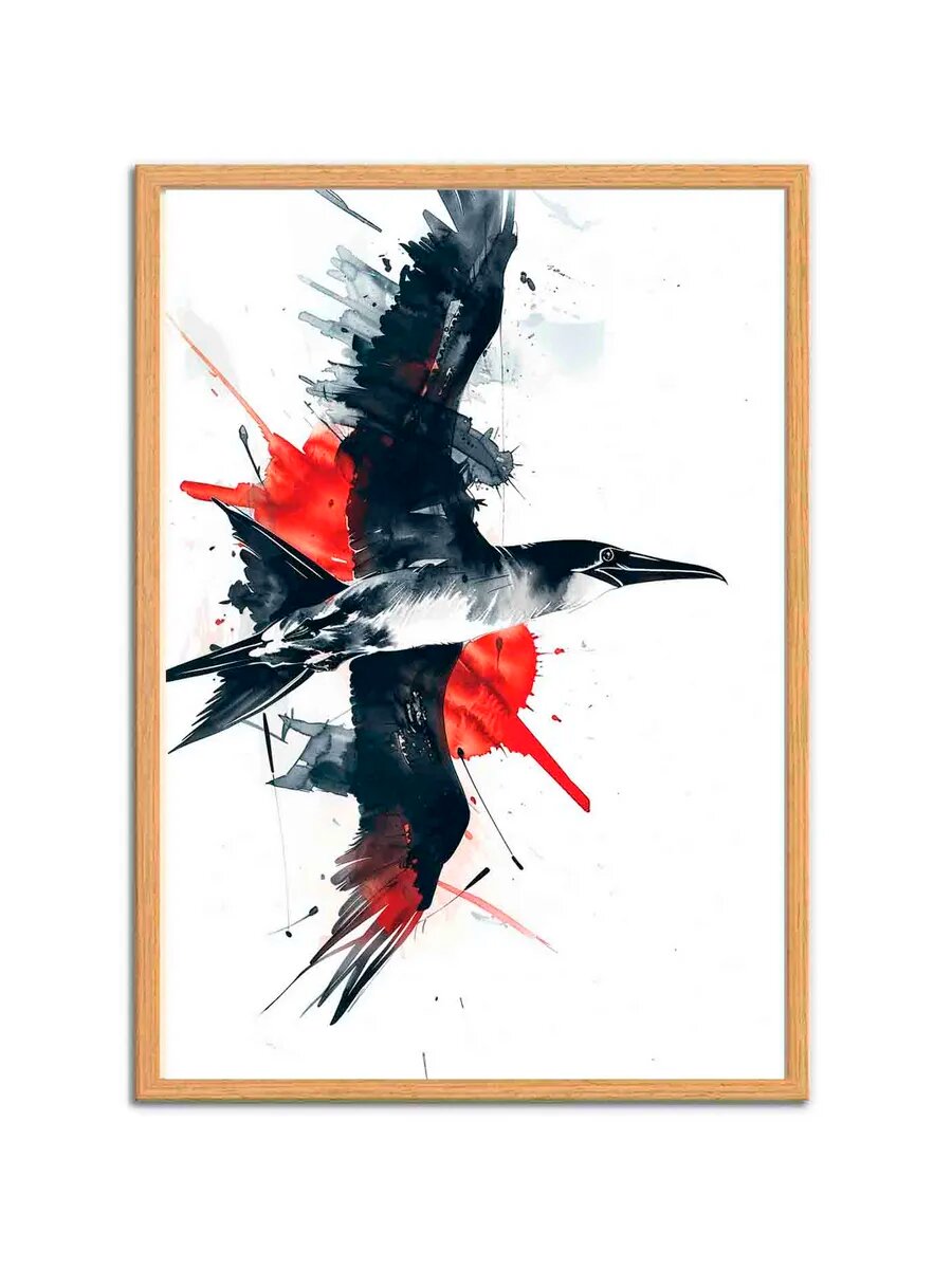 Птица-фрегат-птица-пилот 2, Плакат 30x42см
