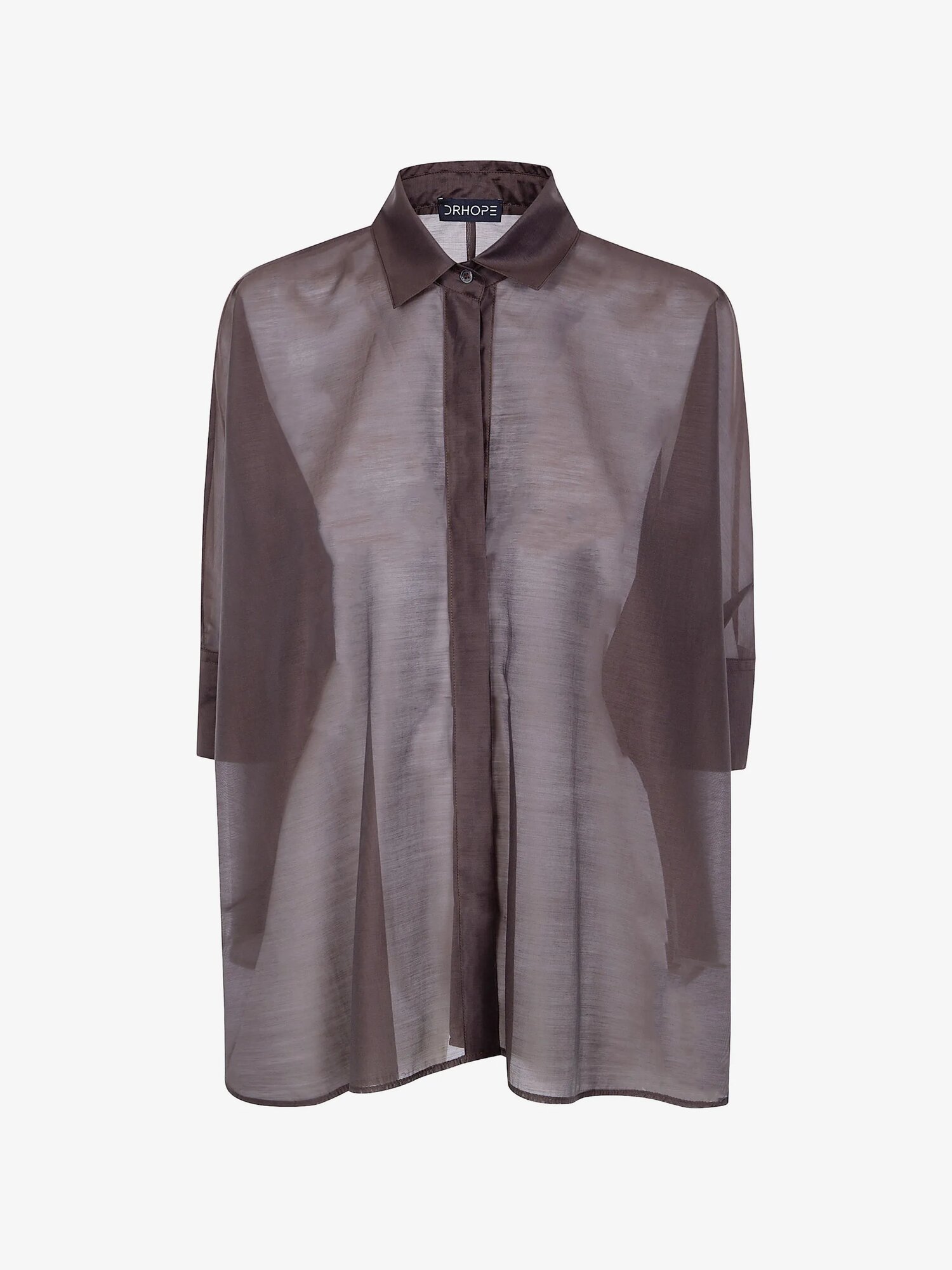 Рубашка Sheer button-up shirt