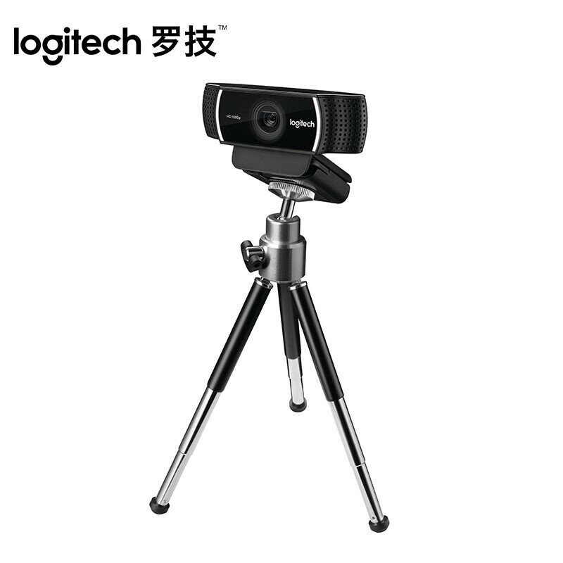 Веб-камера Logitech C922 Pro 1080p для стриминга, видеозвонков и онлайн-встреч с встроенным микрофоном