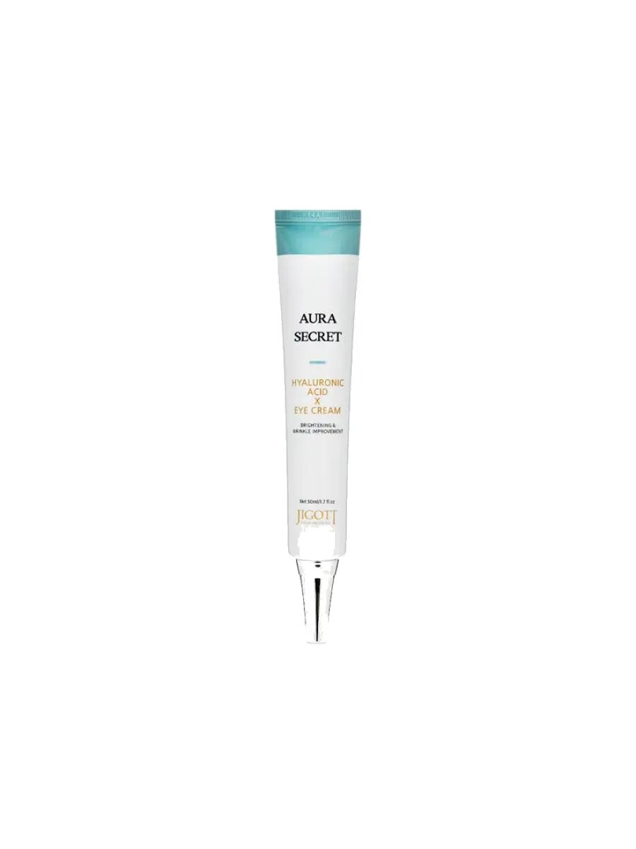 JIGOTT AURA SECRET HYALURONIC ACID X EYE CREAM, Крем, 50мл