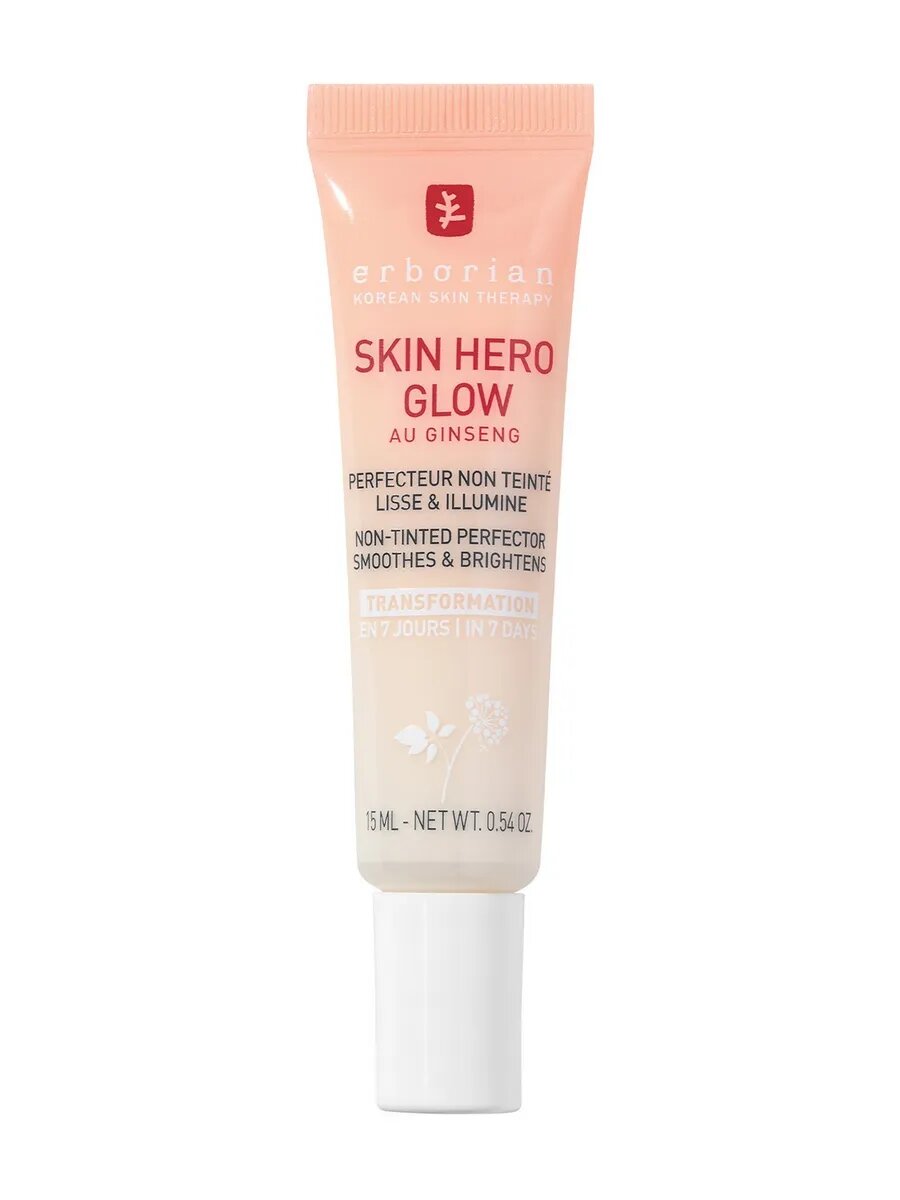 Erborian Skin Hero Glow Non-Tinted Perfector Travel Size Крем для лица 15 мл/гр