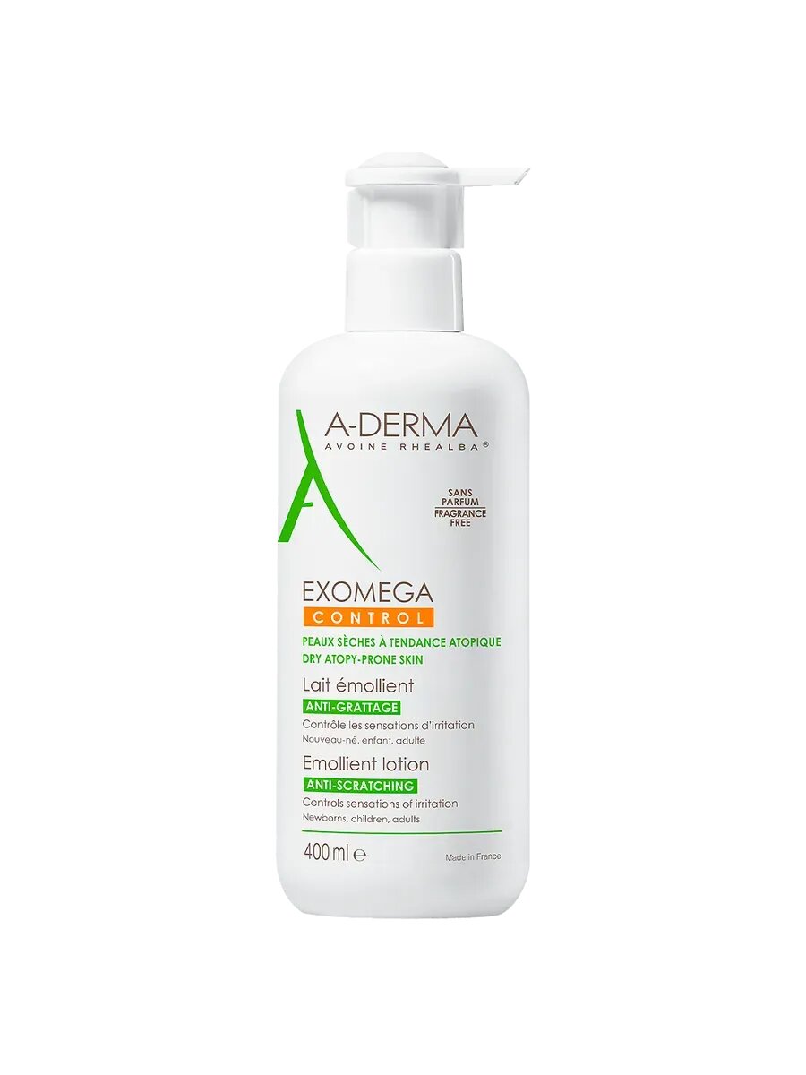 A-Derma Exomega Control Лосьон смягчающий для лица и тела 400 мл 1 шт