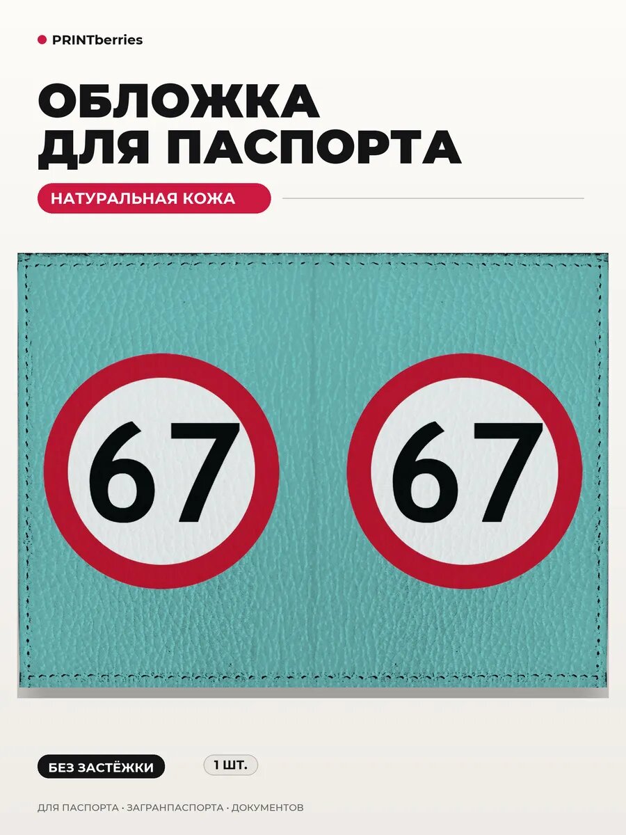Обложка для паспорта PRINTBERRIES