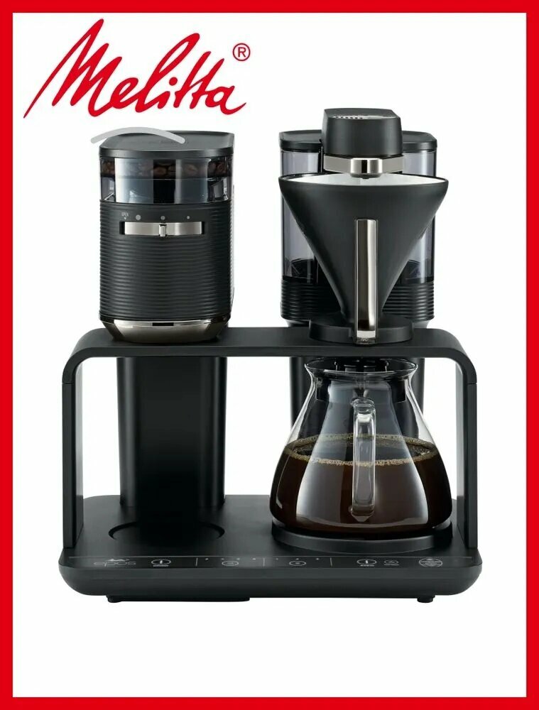 Melitta Кофеварка капельная Epos 1024-01, черно-серый