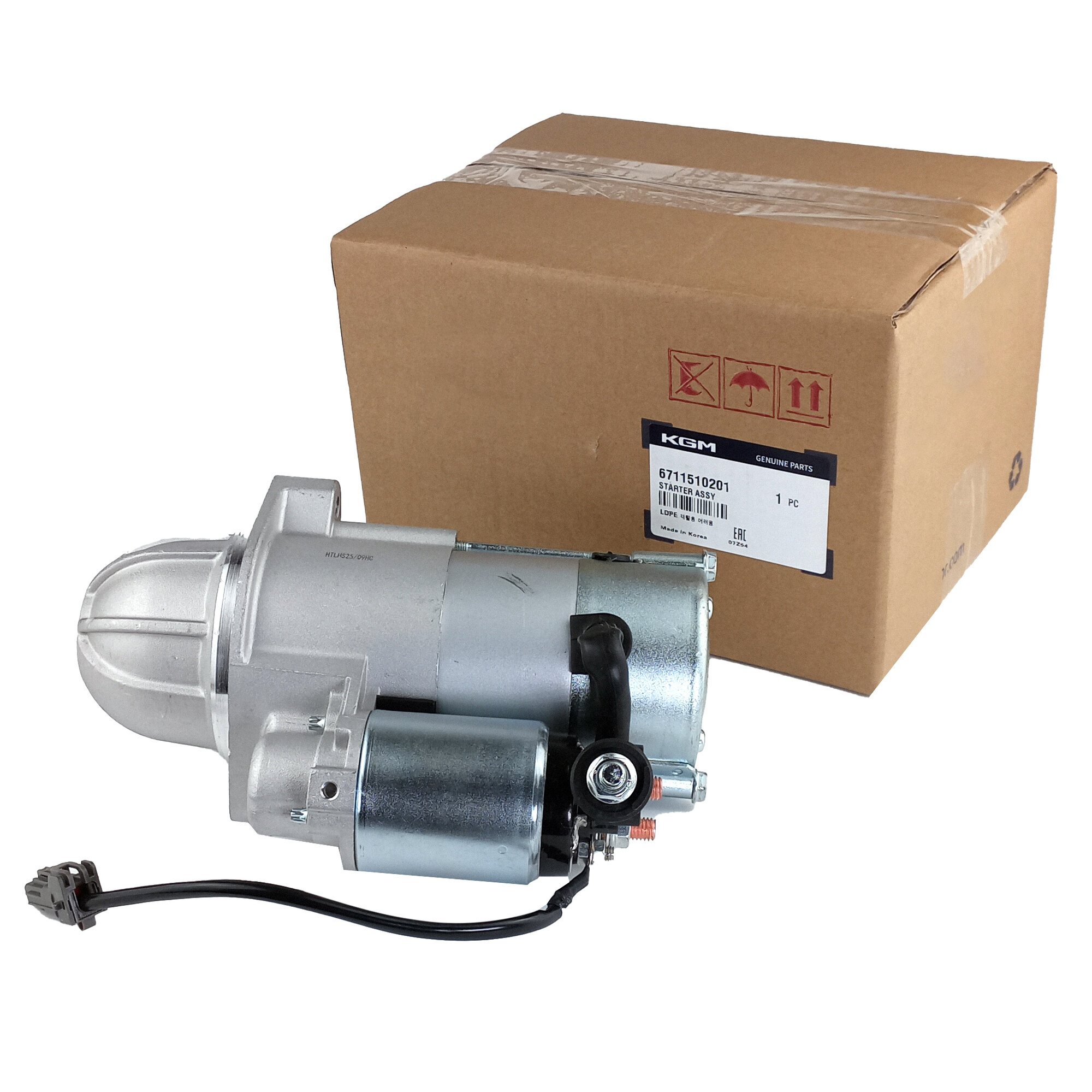Стартер 6711510201 для Actyon New, 2л дизель, D20DTF/D20DTR