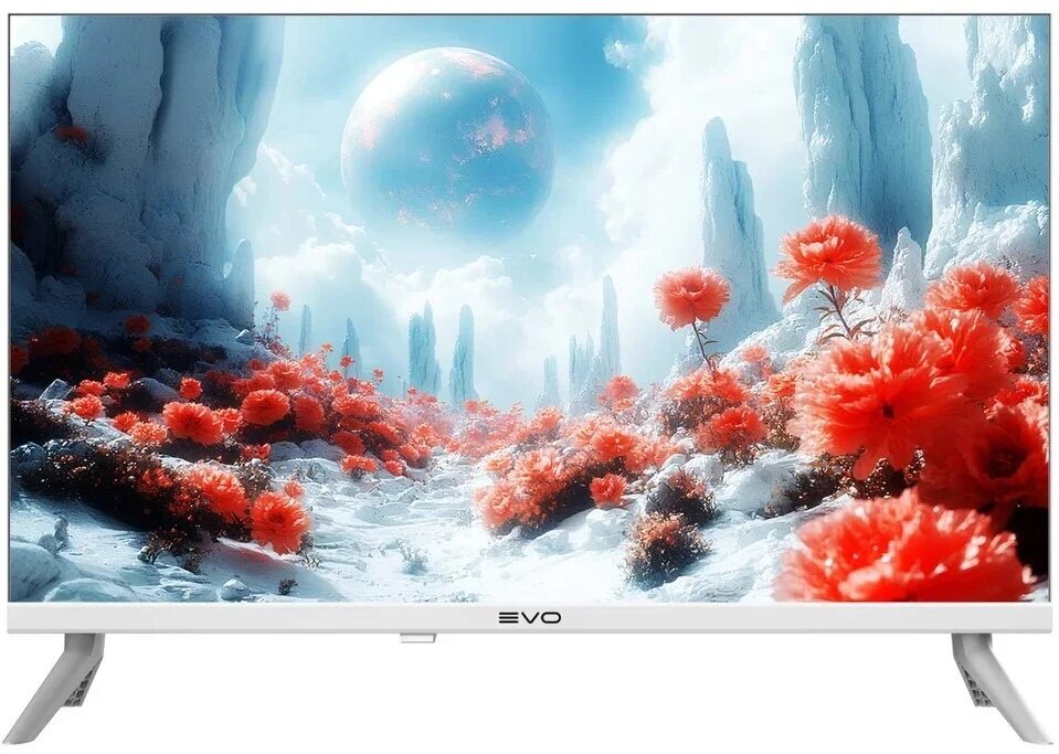24" (61 см) Телевизор EVO TV 24, белый (Direct LED