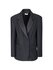 Пиджак P.A.R.O.S.H. Satin-lapel blazer, размер 40, черный