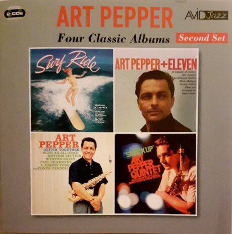 ART PEPPER Surf Ride/ Modern Jazz Classics/ Gettin' Together!/ Smack Up (Компакт-диск)
