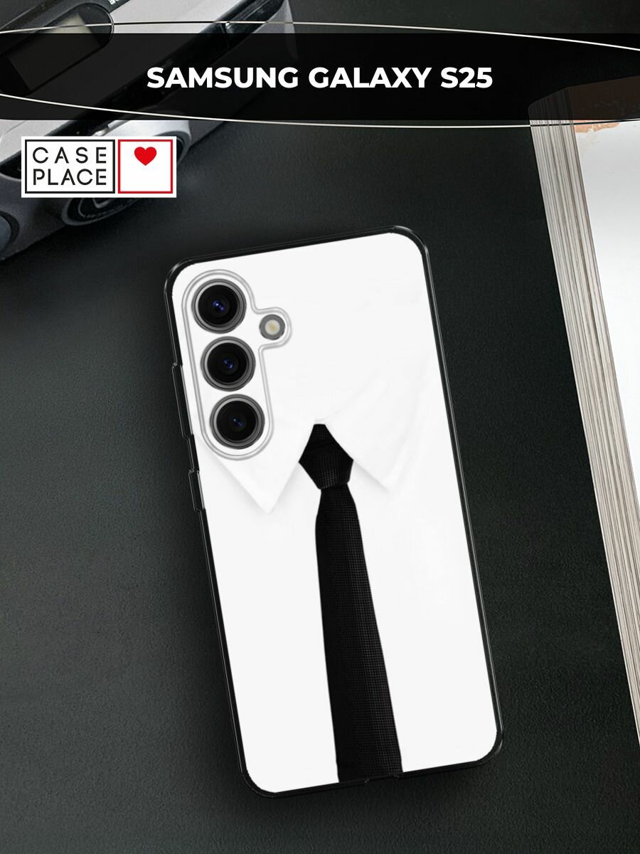 Чехол на Samsung Galaxy S25 / Самсунг S25 с принтом "Галстук"