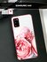 Чехол на Samsung Galaxy A41 / Самсунг Галакси А41 с принтом "Пионы на белом"