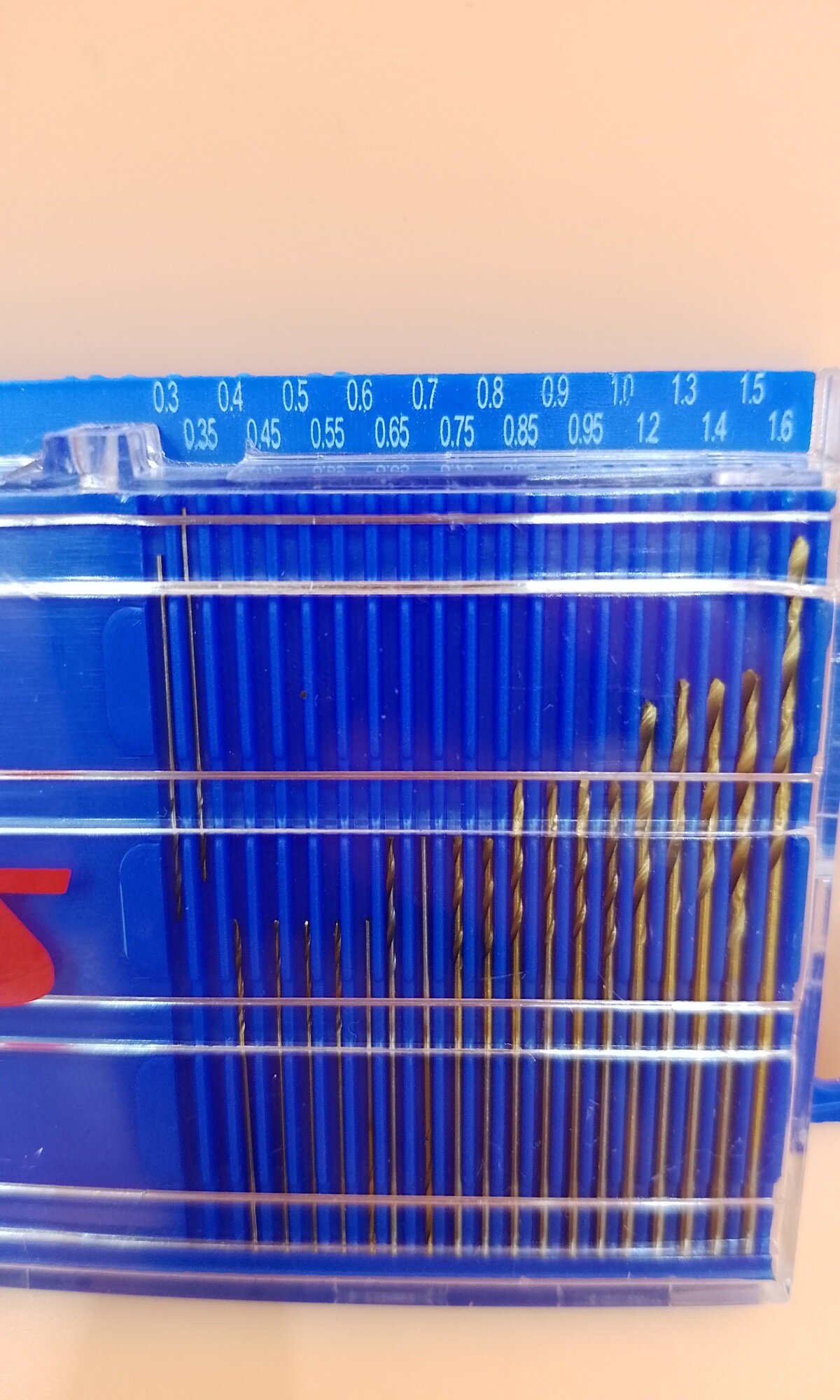 Мини-сверла 0,3 - 1,6 мм набор 20 шт, HSS 4341(без покрытия) 4273