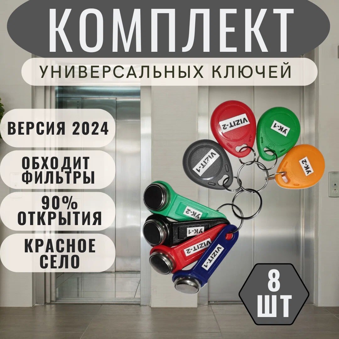 Универсальные ключи, для домофона, Красное Село, ленинградская область