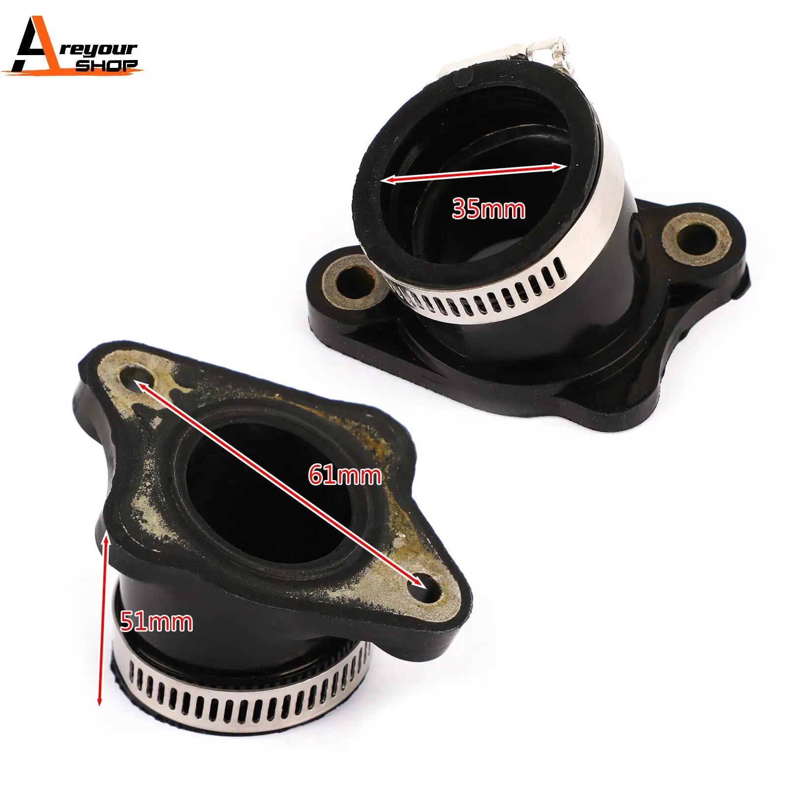 Карбюратор Areyourshop, карбюратор, адаптер впуска, 30 мм для 200 куб. См 250 куб. См ATV Quad Go, детали