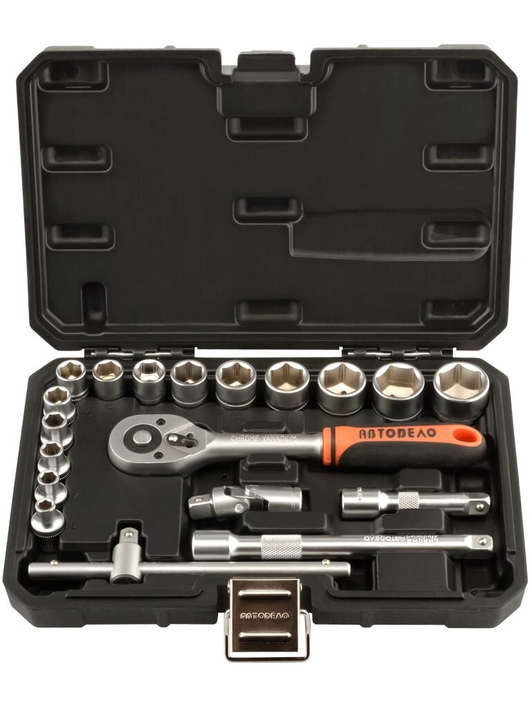 Набор головок торцевых 19 пр. 3/8" DR, АвтоDело (39919)