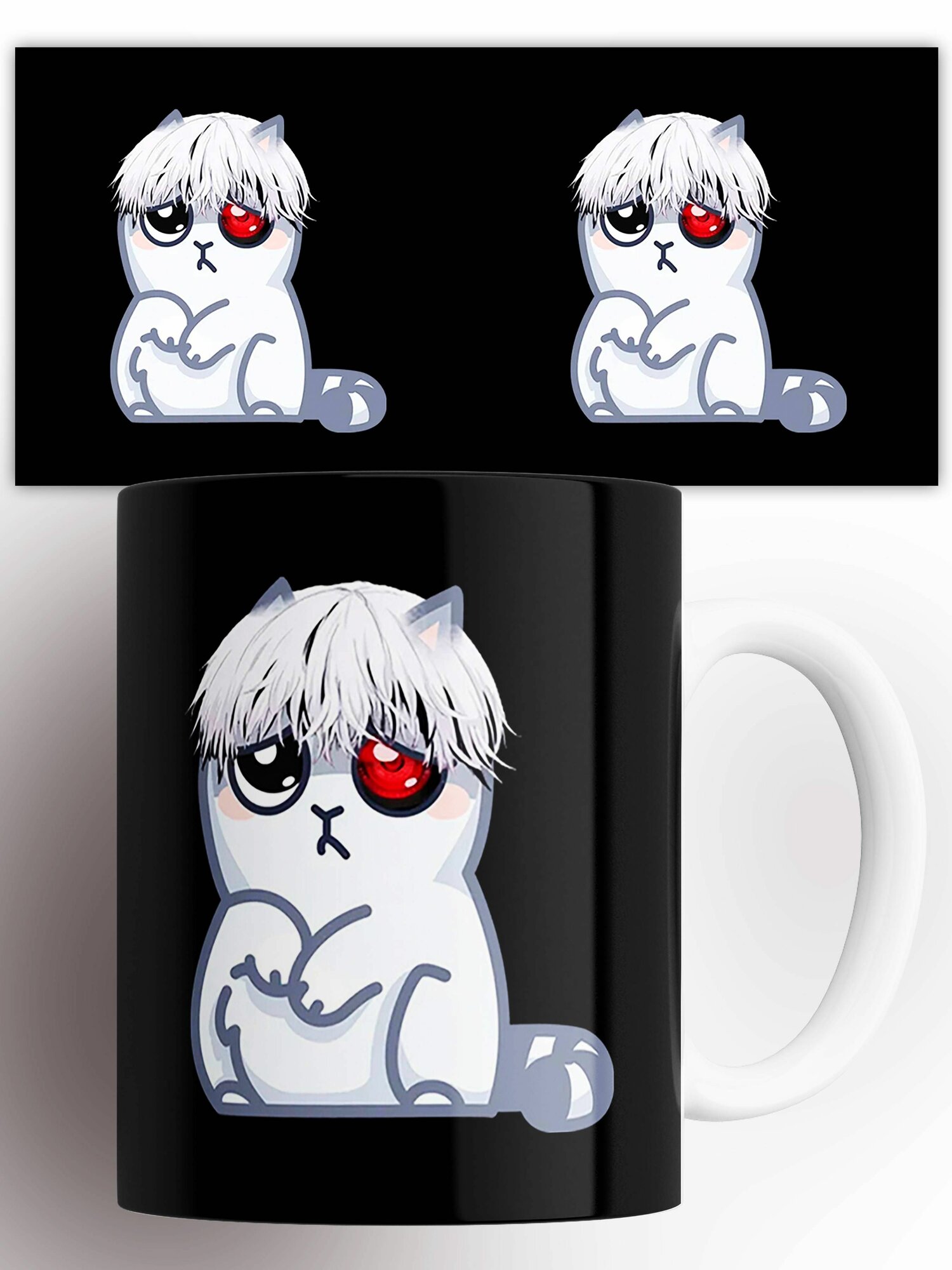 Кружка Дед Инсайд грустный котик 330 мл