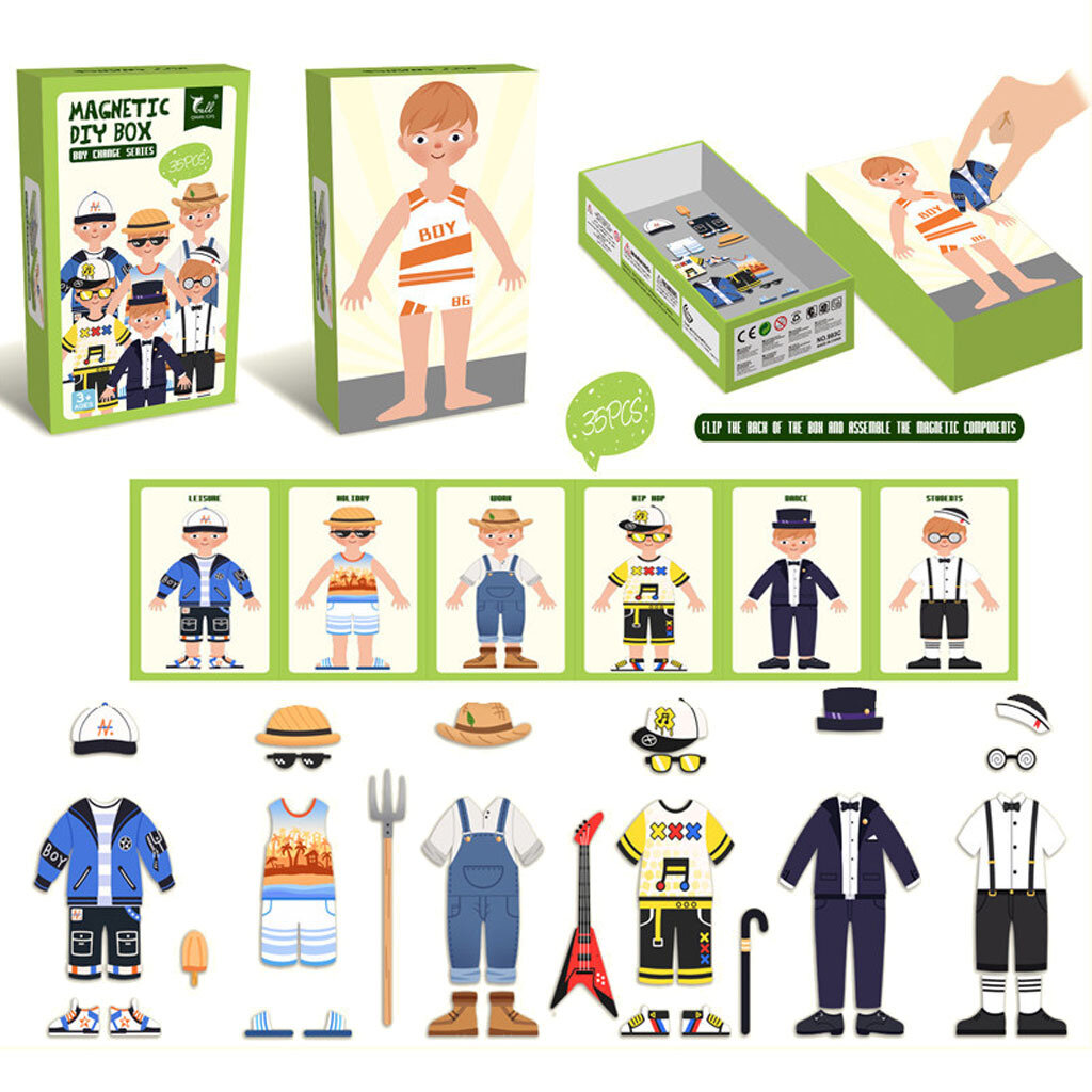 Магнитные игрушки-пазлы