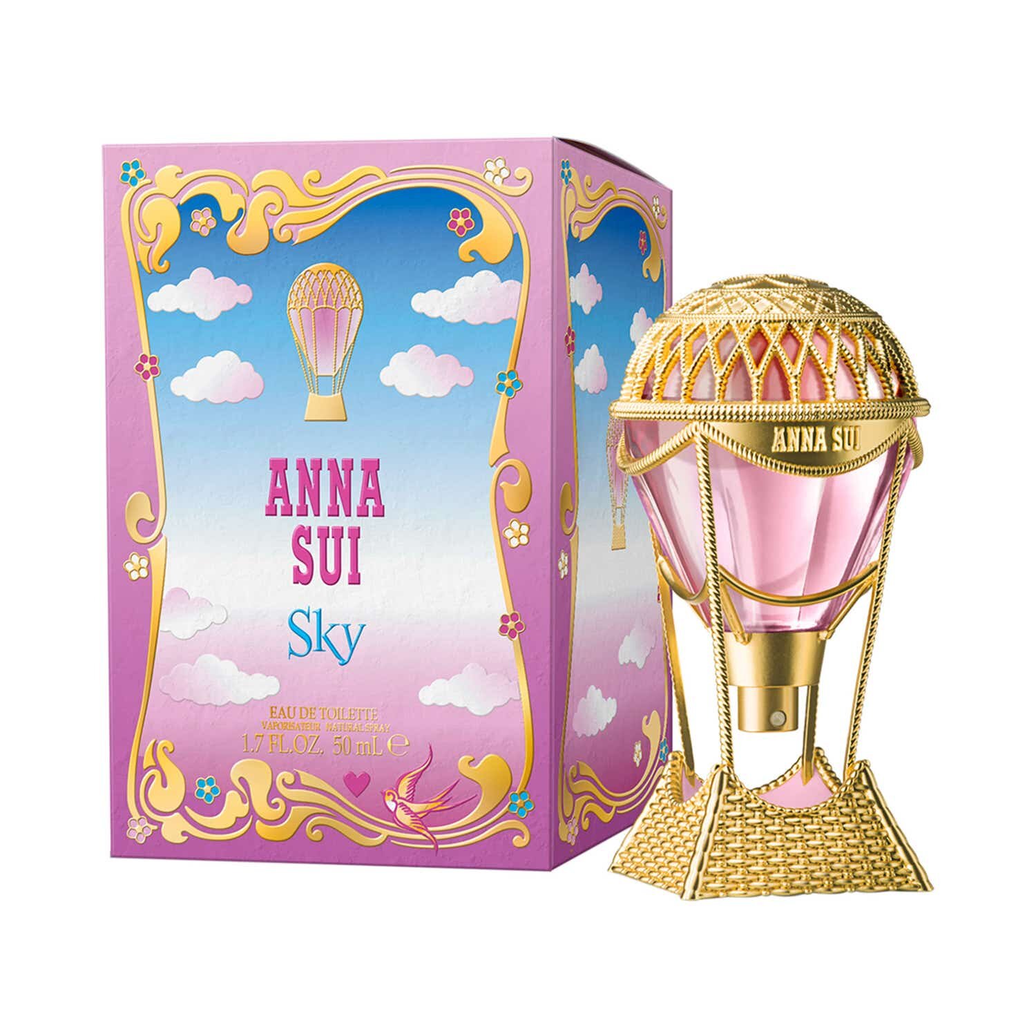 Anna Sui Sky Туалетная вода 50 мл, цветочно-фруктовый аромат для женщин