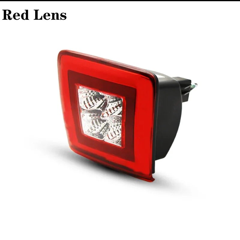 Задние противотуманные фары iJDM в сборе для Nissan 370Z Juke NISMO с питанием от Red Clear Lens