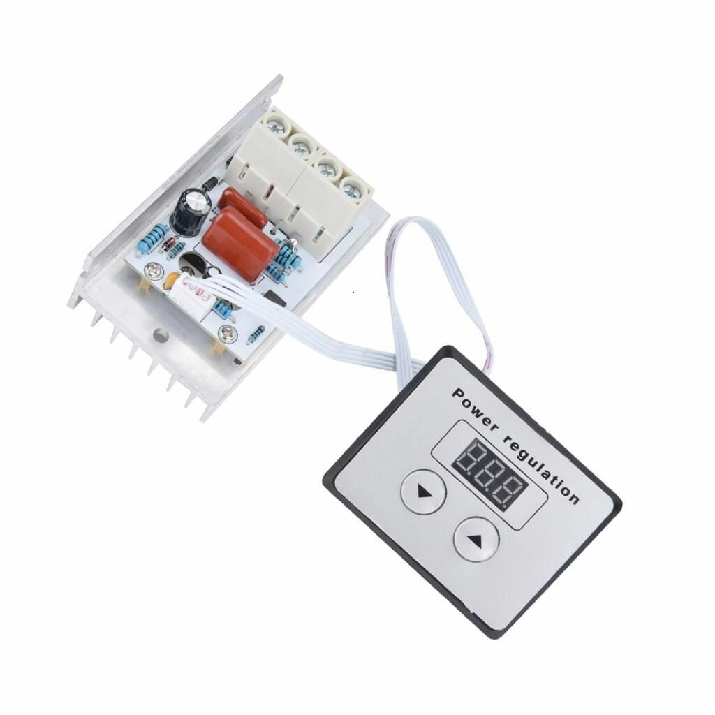 Цифровой регулятор цифрового напряжения 10000 Вт AC220V 80A контроллер скорости скорости двигателя