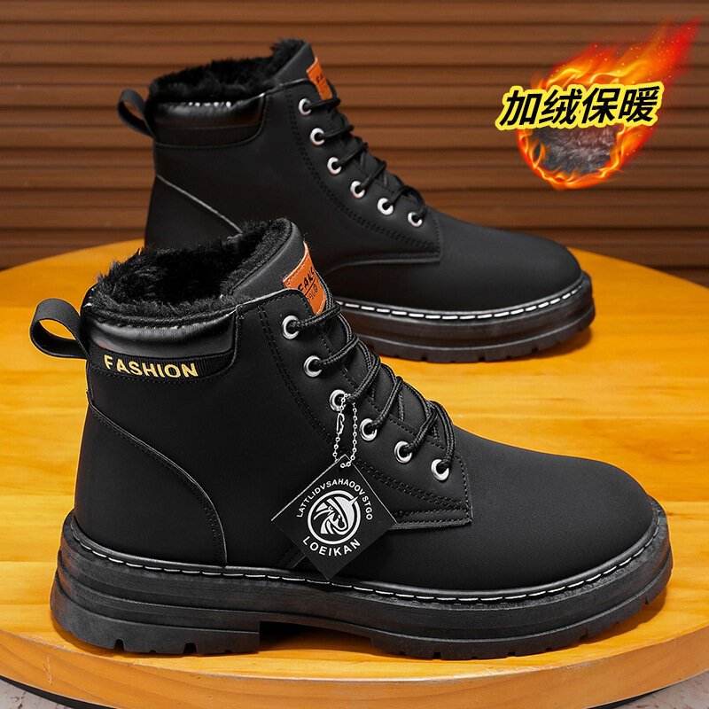 LUO Обувь мужская Весенняя для молодежи Дышащая доска обувь/ST568-1 black