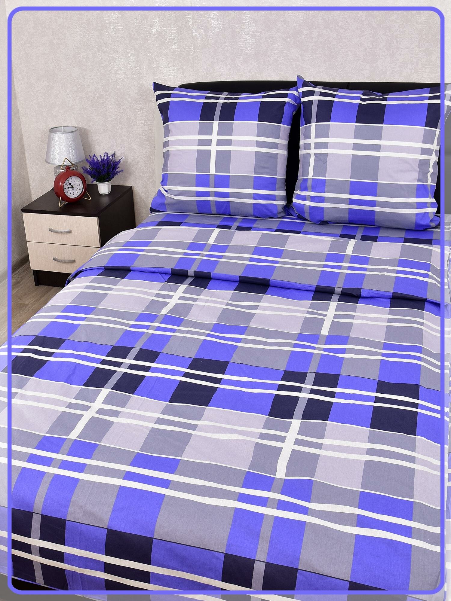 Постельное белье бязь Брайтон 500041 вид 1 1,5 спальное