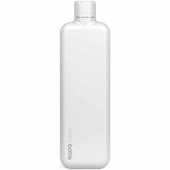 Бутылка из нержавеющей стали Memobottle Slim, белый