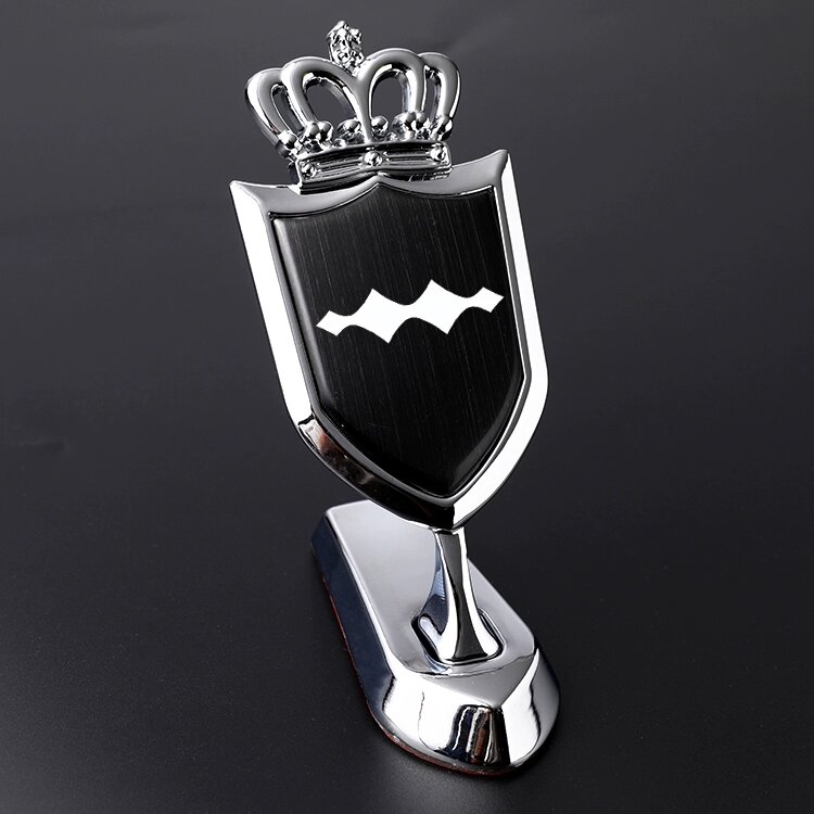 Металлическая 3D-наклейка на решетку радиатора из нержавеющей стали, декоративная, с логотипом автомобиля Equation