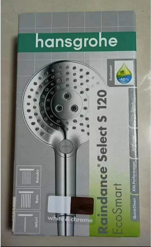 Ручной душ hansgrohe Raindance Select S 120 3jet 265314007, хром