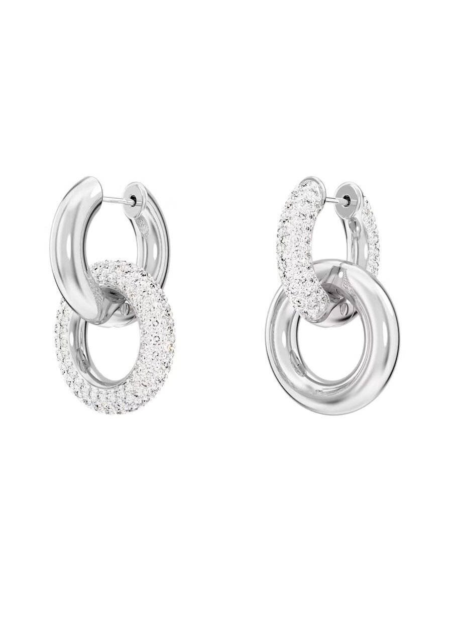 Серьги с подвесками, кристаллы Swarovski