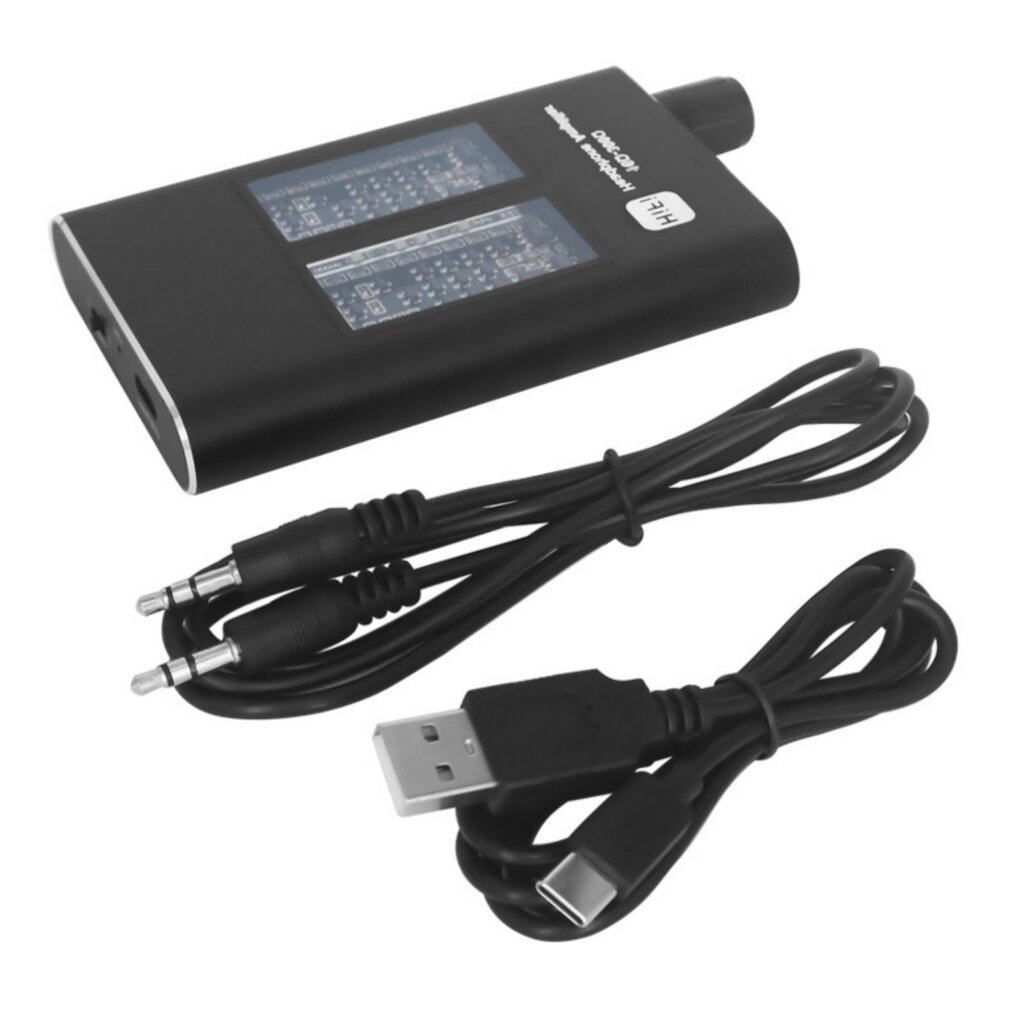 Lightweight Aluminum Builts Headphone Amplifier Sound Enhancer with Bass Boosting and Noise Canceling Technology