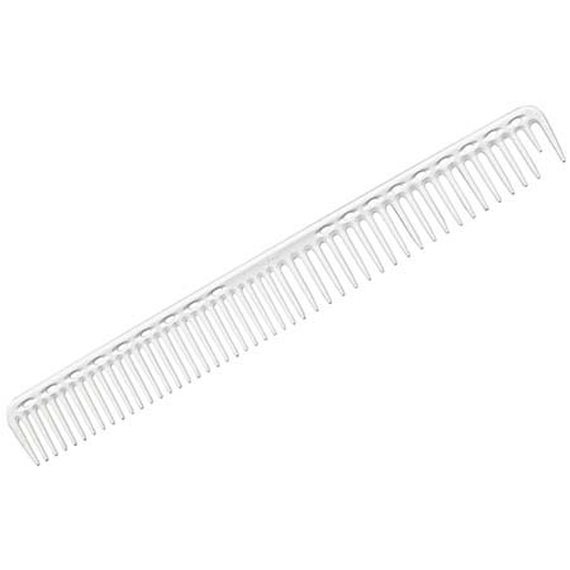 Расческа для стрижки редкозубая комбинированная Y.S. Park 228 мм белая YS-333 white