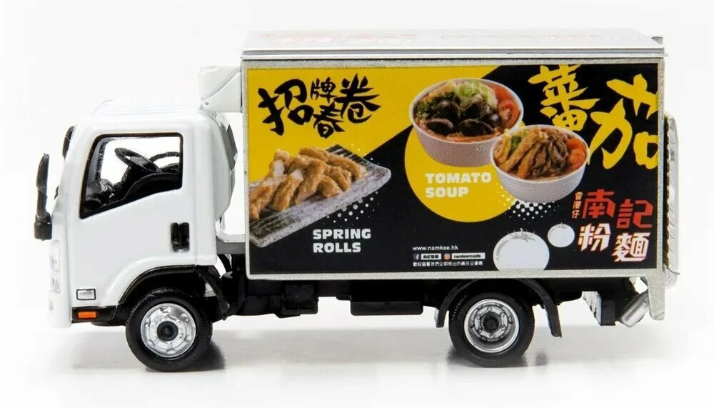 Tiny 1:76 ISUZU N Series Nam Kee Spring Roll Noodle, грузовик игрушка, Коллекционная машинка