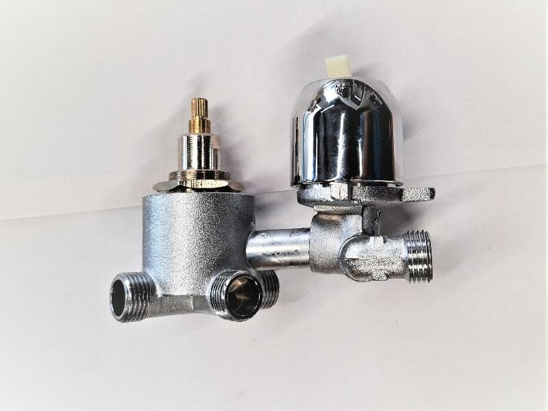 Корпус смесителя Z=7см с 4-х позиционным переключателем функций для душевой кабины APOLLO TS33W-TS49W