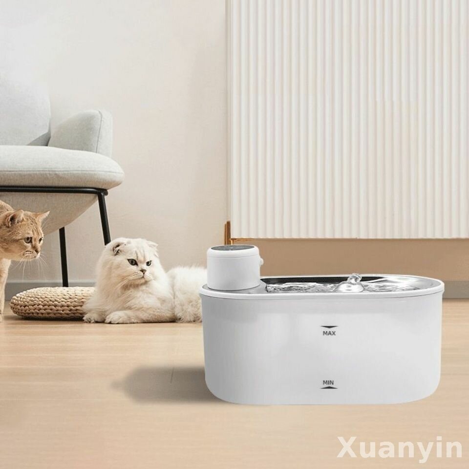 Инновационный автопоилкафонтан с интеллектуальным датчиком движения, бестселлер для кошек и собак, оснащенный мощным аккумулятором 4000 mAh, трехлитровой емкостью и системой фильтрации