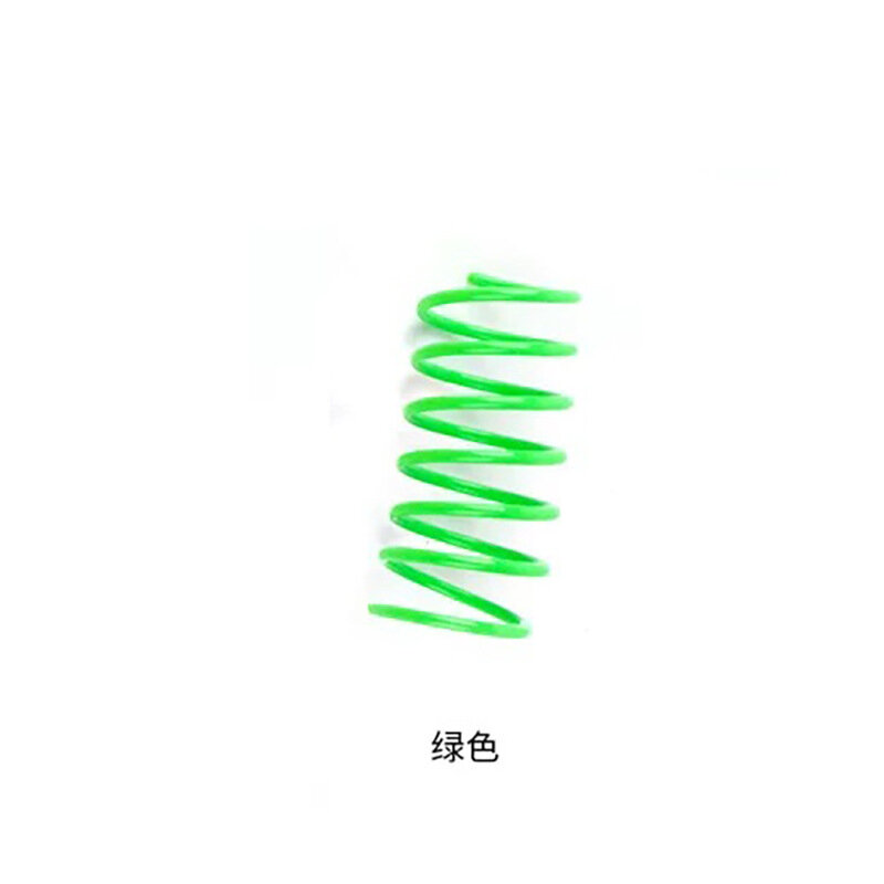 Кошка игрушка спиральная катушка пружина интерактивная цветная пружина кошка домашнее животное игрушка товары для