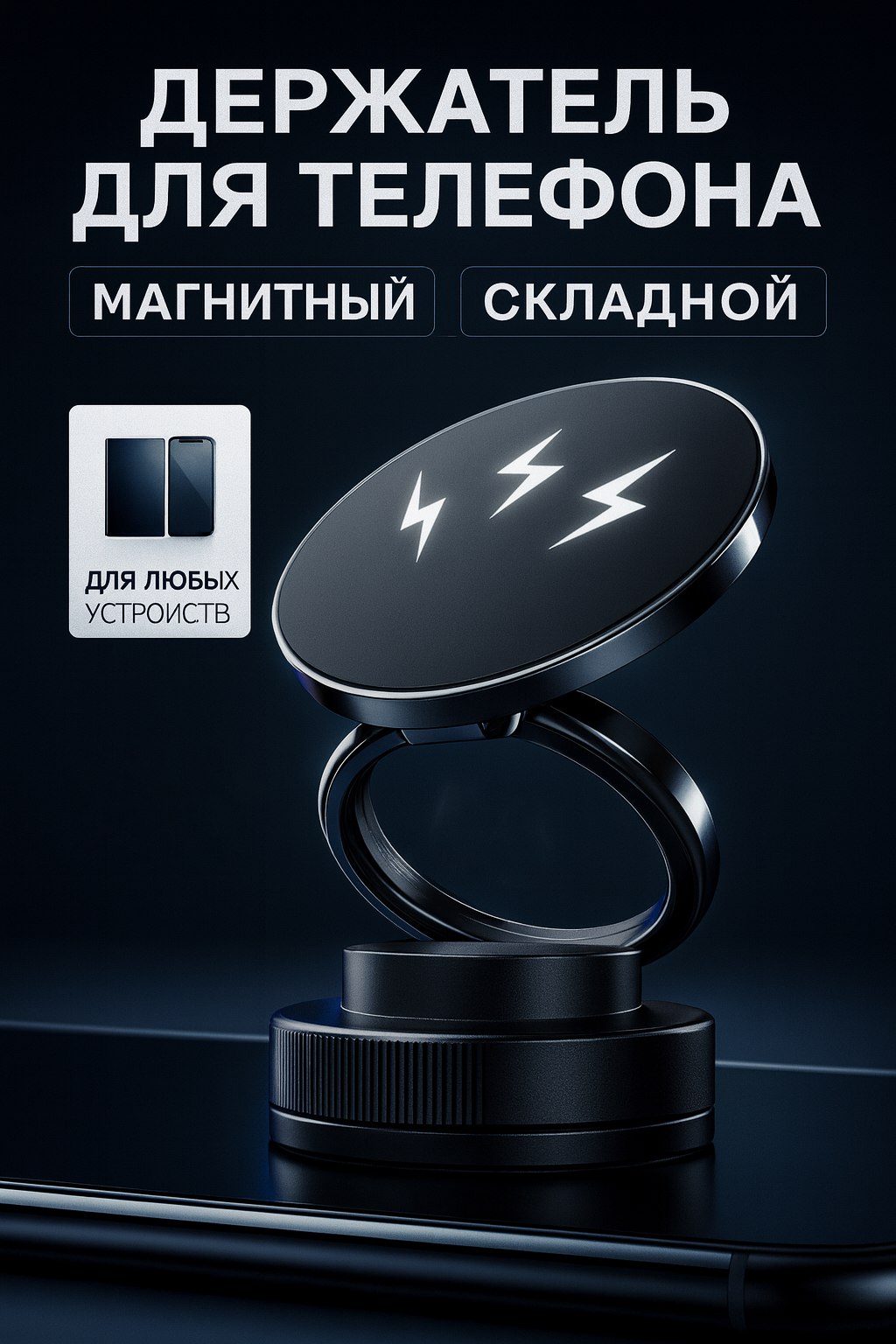 Магнитный держатель для телефона
