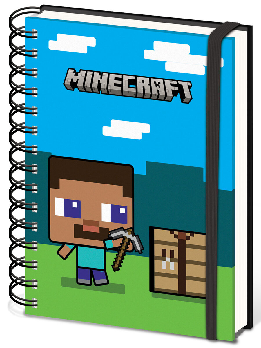 Записная книжка по мотивам Minecraft Chibi Steve A5 3D SR2404681