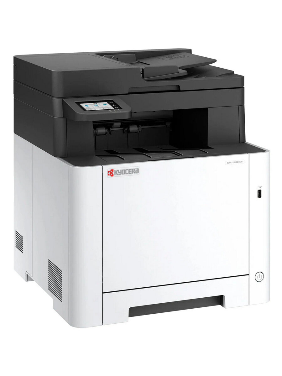 МФУ лазерный Kyocera ECOSYS MA2101cfx (цветной, А4, принтер/сканер/копир/факс, 1200dpi, 21ppm, 1Gb, ADF50, Duplex, Lan, USB) (110C233NL0)