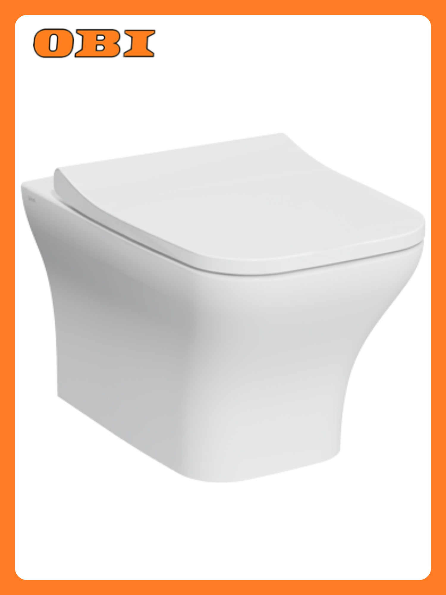 Подвесной унитаз VitrA "Zentrum Square", безободковый, белый