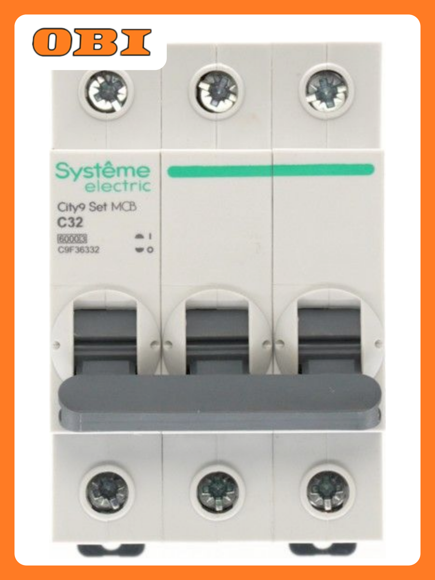 Выключатель автоматический 3п City9 Set (АВ) С 32А 6кА 400В SE C9F36332