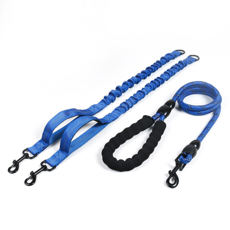 Взрывозащищенный поводок для собак, поводок для домашних животных, поводок для двух собак, поводок для собак, собачья