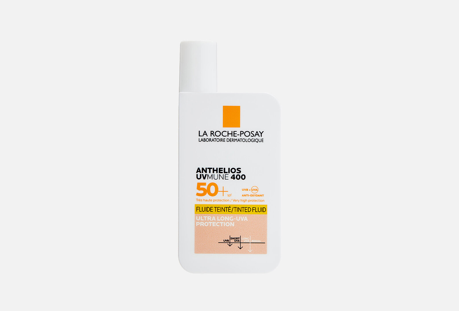 Солнцезащитный тонирующий флюид для лица SPF50+ LA ROCHE-POSAY Anthelios 50 мл Бежевый