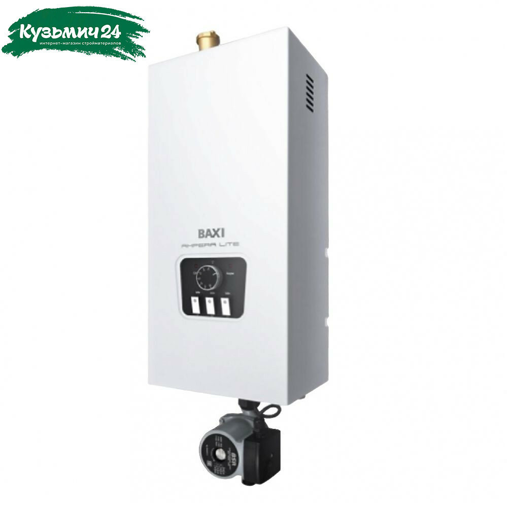 Котел электрический настенный Baxi Ampera Lite 9, E8403409, 9 кВт