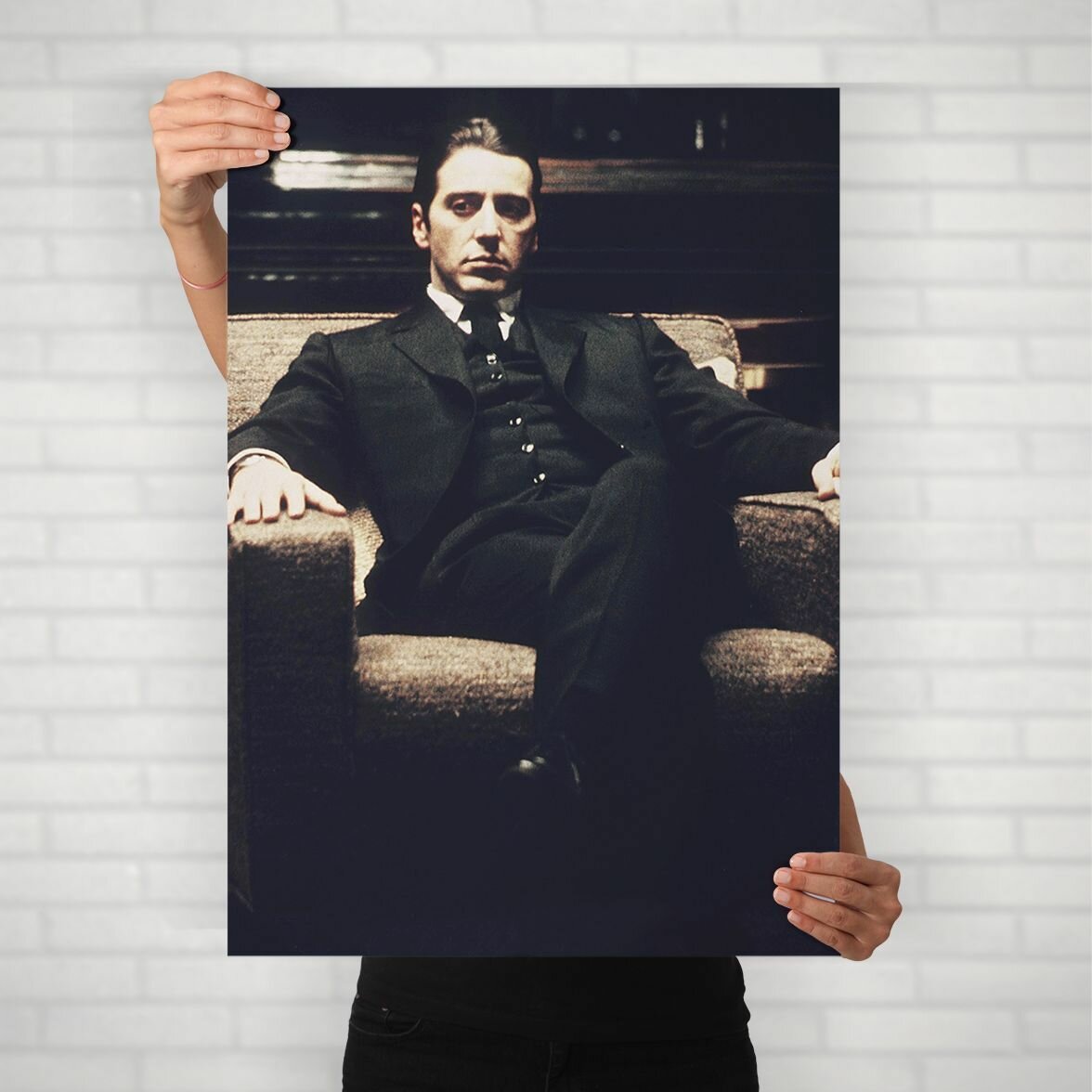 Плакат на стену для интерьера Крестный отец (The Godfather) / Постер по фильму формата А2 (42х60 см)