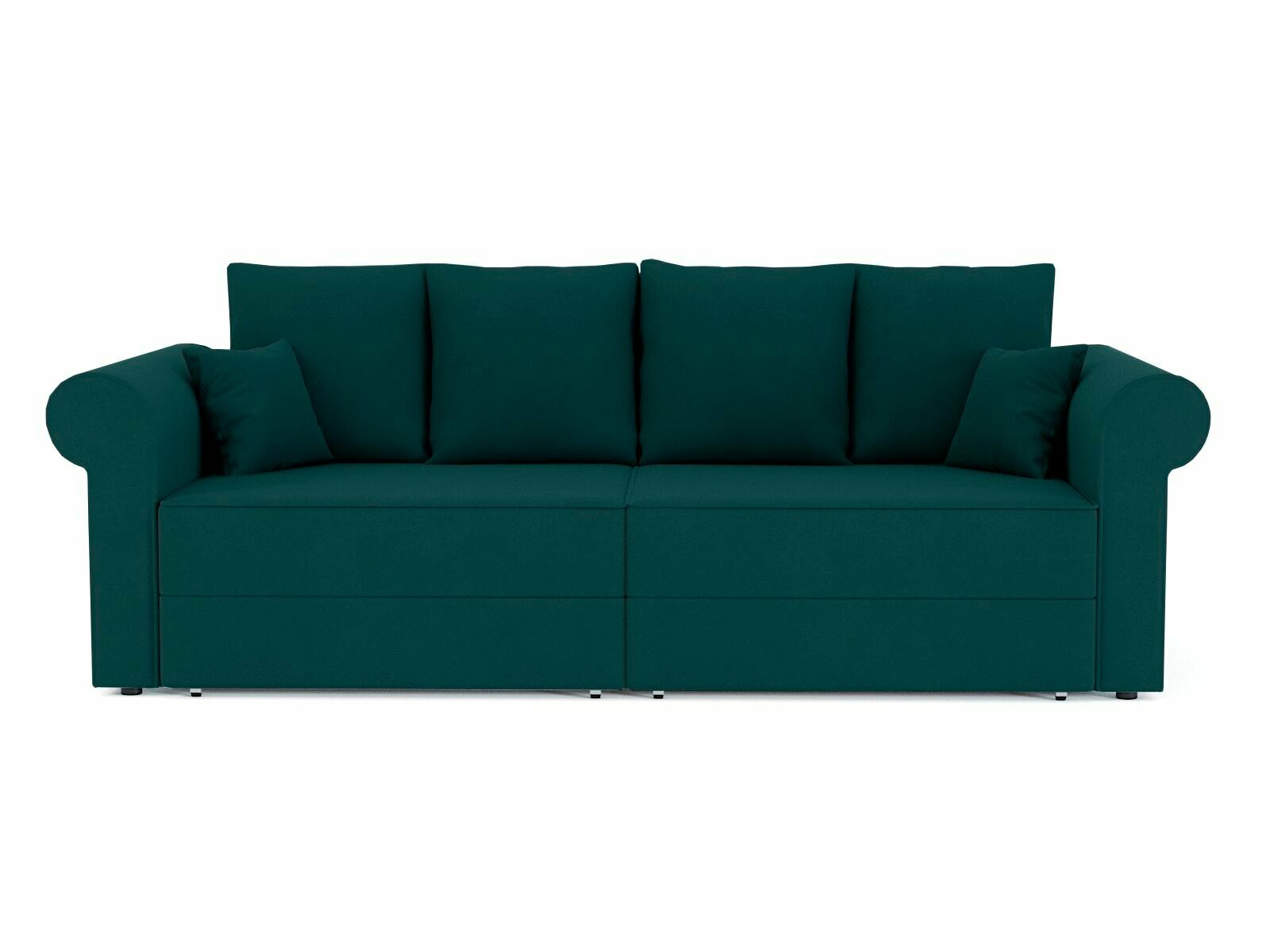 Диван - кровать Флоренция, еврокнижка-трансформер, 239*96*96, велюр Зара Изумруд