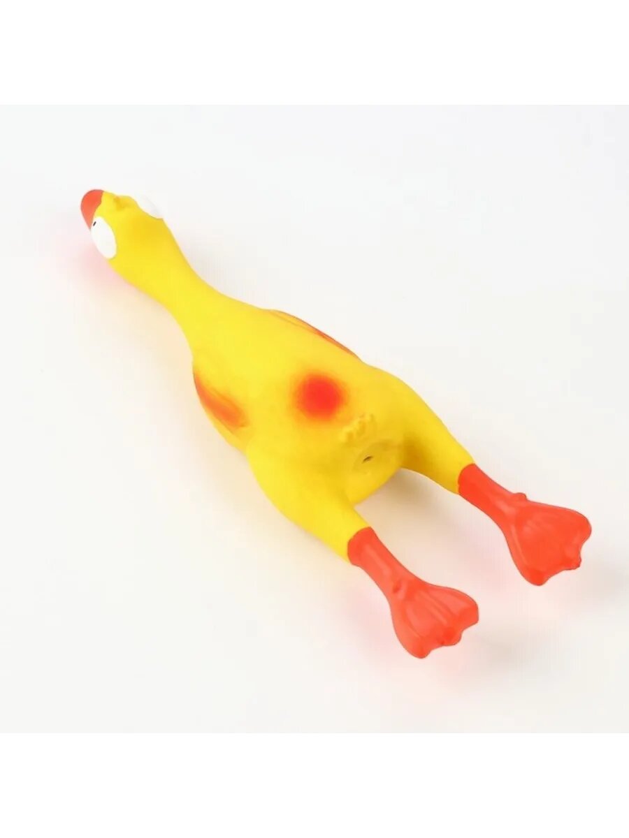 Пищащая латексная игрушка для собак Утка