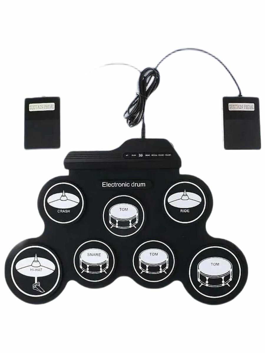 Гибкая ударная установка, электронная, барабанная